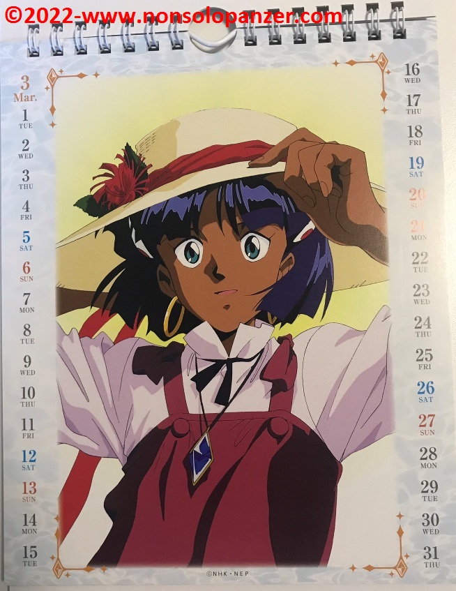 “Nadia: The Secret of Blue Water” – Desk Calendar – NonSoloPanzer